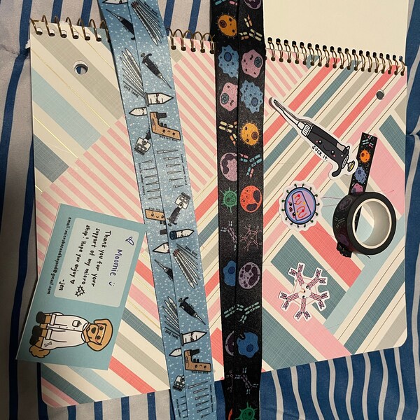 Cute Immunology Lanyard ~ Immune Cells Antibodies Science Kawaii ...
