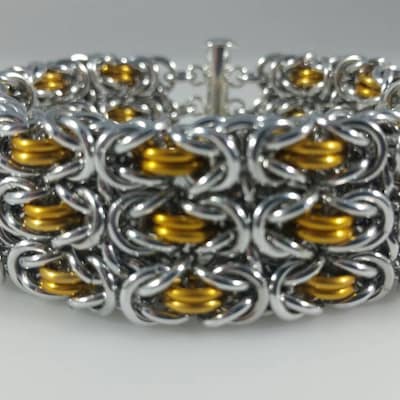 Chainmaille Tutorial Rosetta Chain Maille Bracelet - Etsy