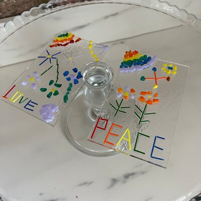 Glass Kit, Craft Kit , Make Your Own Glass Trinket/soap Dish. Make at ...