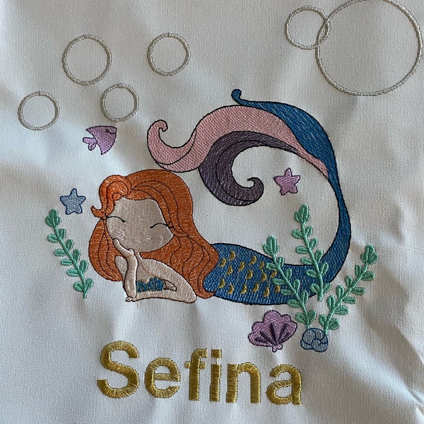 Mermaid Embroidery Designs - Princess Embroidery Design Machine ...