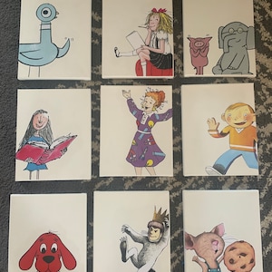 Kinder & 1st Grade Book Characters Gallery Wall - Classroom Decor ...