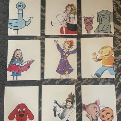 Kinder & 1st Grade Book Characters Gallery Wall Classroom Decor ...