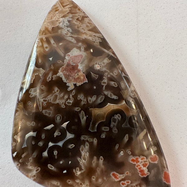 Natural Raw Agate, Moss and Flower Agate, 18 Pieces Agate, Dendritic ...
