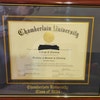 Custom Double Diploma Frame With Tassel Mahogany/navy RC-H ,6x8,7x9,8x10,8.5x11,9x12,10x13,11x14 ...