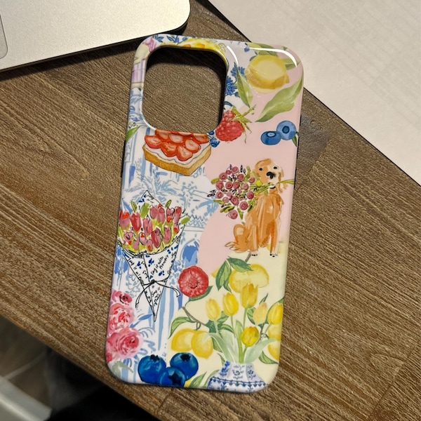 Pastel Surfer Girl Collage Phone Case, Preppy Aesthetic, Cute & Trendy ...