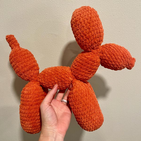Balloon Dog Crochet Pattern - Instant Download - Beginner Friendly ...
