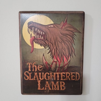 The Slaughtered Lamb Sign Inspired by an American Werewolf in London ...