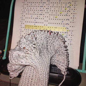 KNITTING PATTERN Snowfall Sweater Scarf Scarf With - Etsy UK