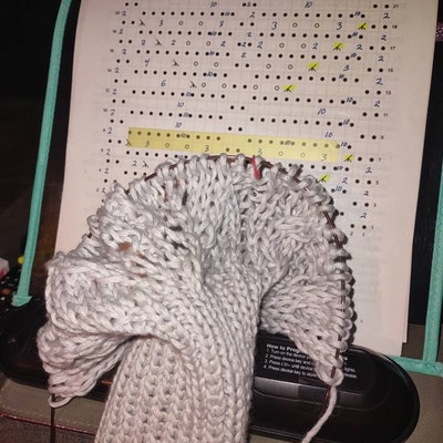 KNITTING PATTERN Snowfall Sweater Scarf Scarf With - Etsy UK