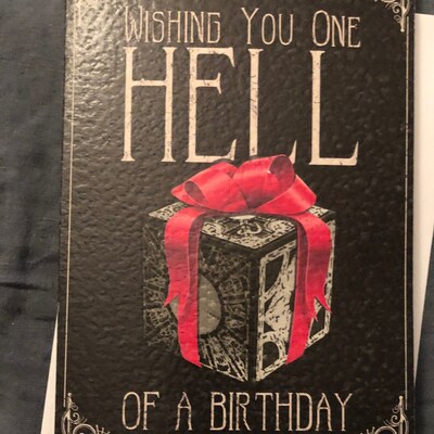 Wishing You One Hell of a Birthday Alternative Hellraiser Inspired ...