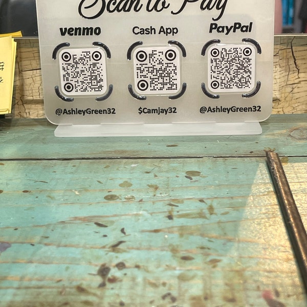 Scan to Pay Sign, QR Code Sign, Social Media Sign, Social Medium Sign ...