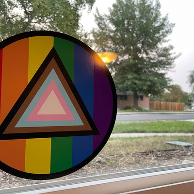 Safe Space Progress Pride Flag LGBTQ POC Transgender Flag Vibrant Color ...