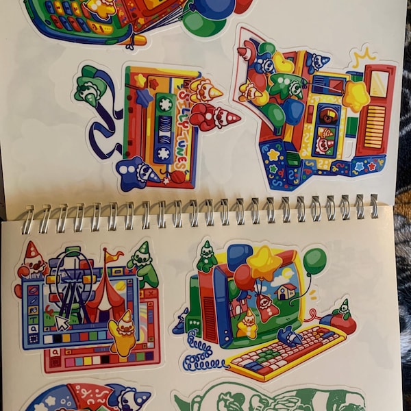 Clown Tech Stickers - Etsy