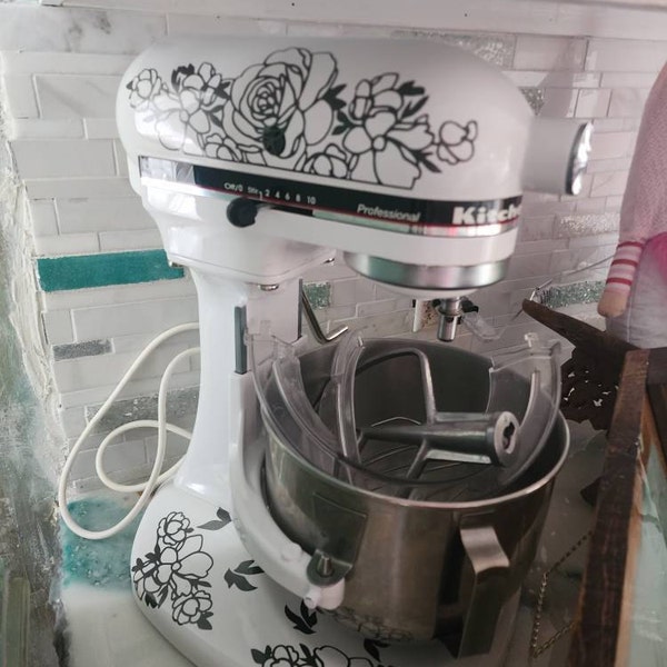 MIXER DECALS for Kitchen Aid Mixer | Mixer Tattoo | Mixer Accessories ...