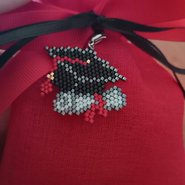 Graduation Cap With Rolled Diploma,beading Pattern,brick Stitch Pattern ...