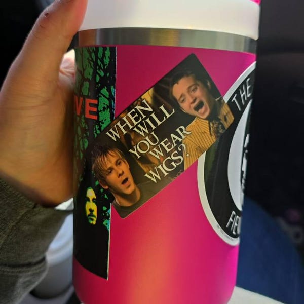 When Will You Wear Wigs Elijah Wood Sticker Lord of the Rings Decal ...