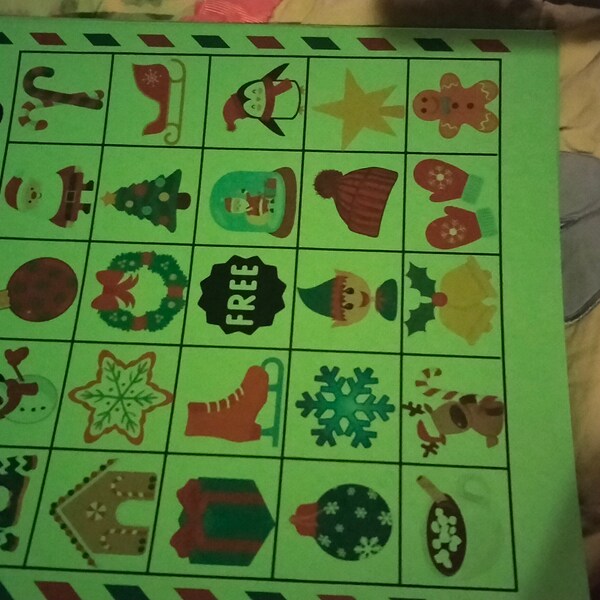 Christmas Bingo, 35 Unique Bingo Cards, Kids' Christmas Activity ...