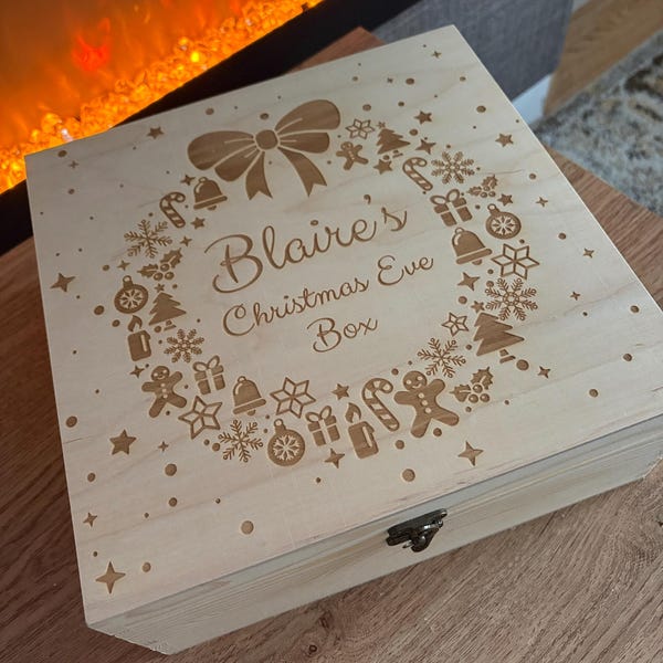 Personalised Christmas Eve Box for Children, Ready to Fill With Gifts ...