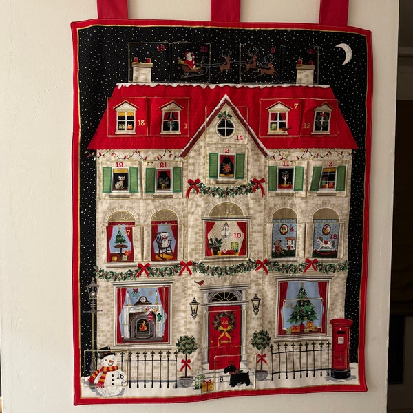 Advent Calendar, Pocket Advent Calendar, Quilted Calendar, Christmas Advent, Wall Hanging - Etsy