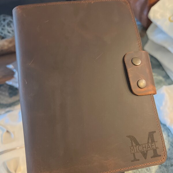 Leather Custom Engraved Journal, Personalized Journal, Custom Journal ...