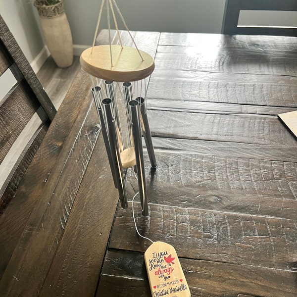 In Loving Memory Wind Chime, Memorial Wind Chime, Remembrance Wind ...