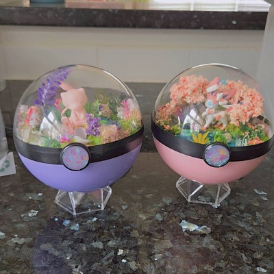 Pokemon Terrarium Sweet Paradise Pokeball Diorama/ Custom/100mm /120mm ...