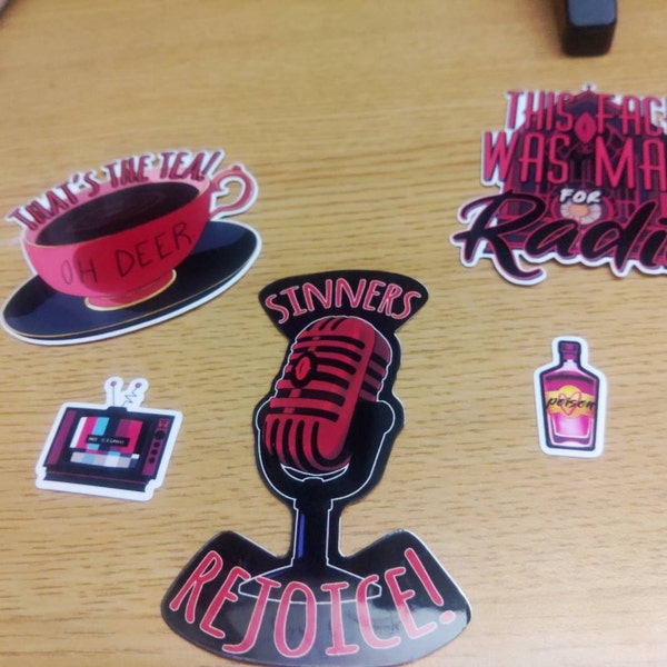 Alastor Quotes Stickers 3 Pack - Alastor, Hazbin Hotel, Demonic, Hell ...