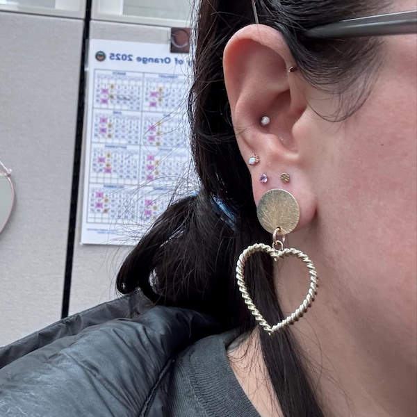 6g (4mm) - 1 3/16 (30mm) Acrylic Bookshelf Hiders Drop Dangle Earrings ...