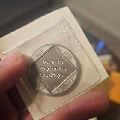 Custom Laser Engraved Stainless Steel Coin - Etsy