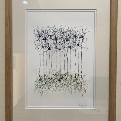 Neuron 2, Neurons, Neurology, Art Print, Neuron Print, Science, Science ...