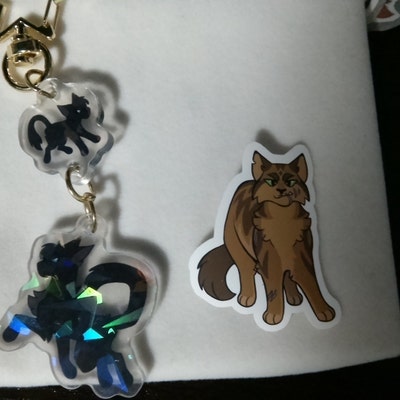 Snowfall and Lynx Wings of Fire WOF Acrylic Charm - Etsy
