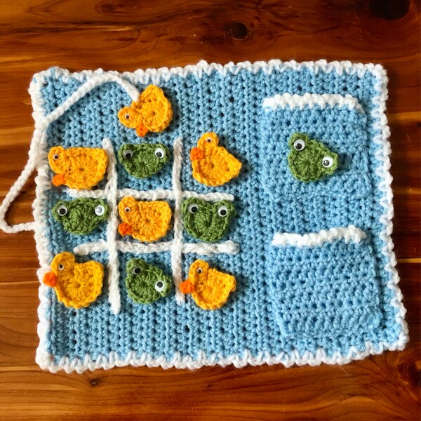 Duck Vs. Frog Tic-tac-toe Game - Crochet Pattern - Etsy