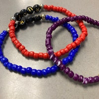 25-50-100-200-1000 Beaded Bracelets/friendship Bracelets/custom Name ...