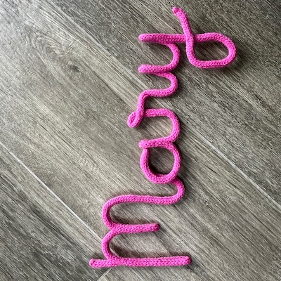 Printable Letter Template for Wire Art, Cursive Alphabet Template ...