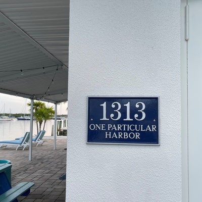 Cottage Sign, Address Plaque, Cast Metal Address Sign, House Sign, Door ...