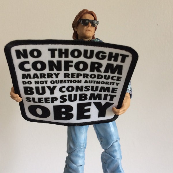 They Live Patch They Live Iron on Patch Obey Patch Conform Patch ...
