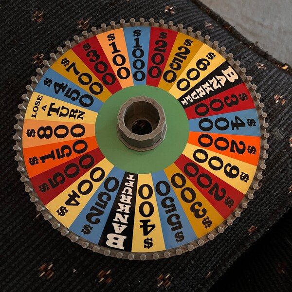 Early 80s Era Wheel of Fortune Board Game Wheel Spinner - Wheel Itself ...