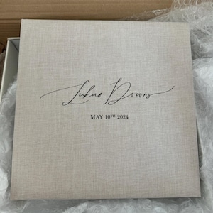 Extra Large Traditional Book Bound Photograph Album With Opaque ...