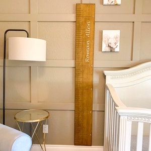 Personalized Wooden Growth Chart Wooden Growth Ruler Wood Growth Chart ...