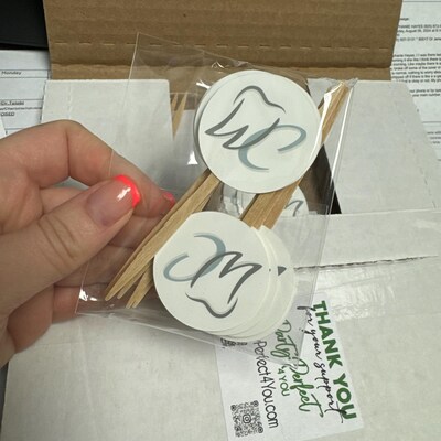 Custom Image Logo Text Cupcake Topper Business Logo Cupcake Topper ...