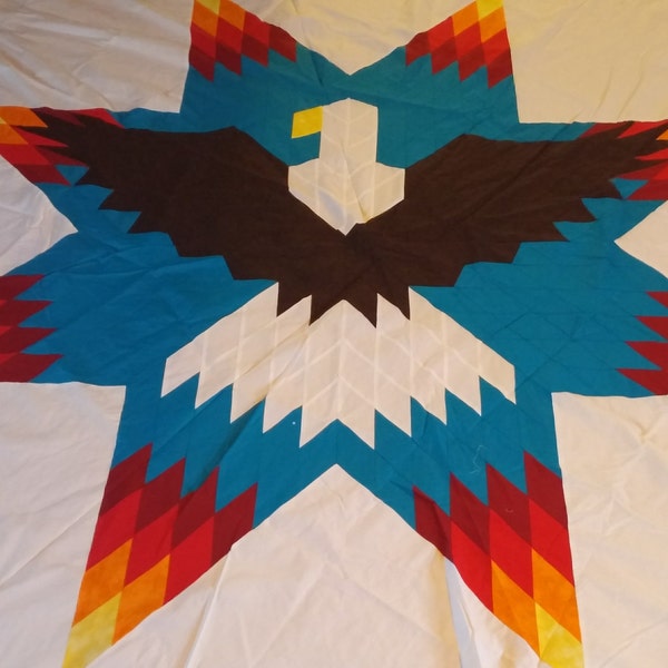 Patriotic Eagle Star Quilt Pattern--digital DOWNLOAD - Etsy