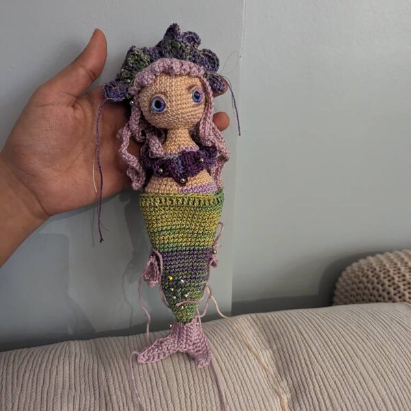 Water Sprite - Critter Stitch Crochet Pattern / Amigurumi Mermaid PDF ...