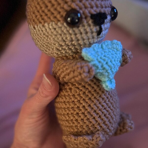 Amigurumi Otter Pattern, Plush Pattern, PDF Pattern, Stuffed Otter Toy ...