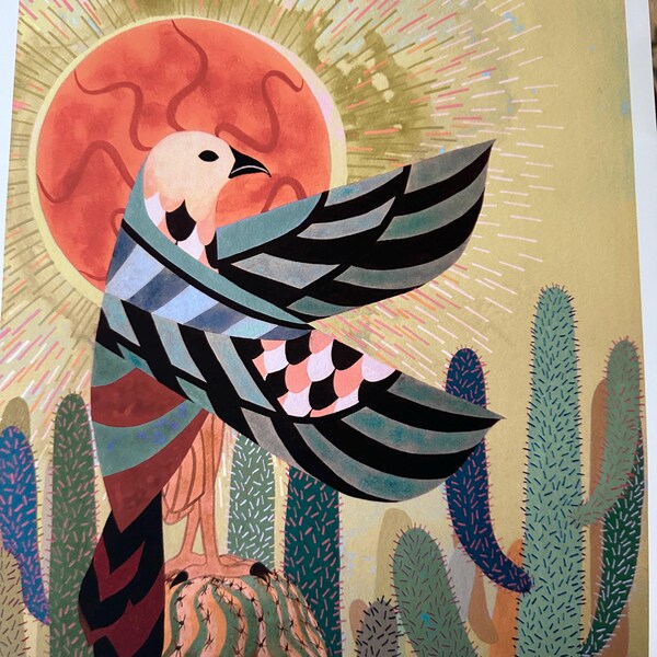 Cactus Garden Artwork by Jason Smith - Etsy