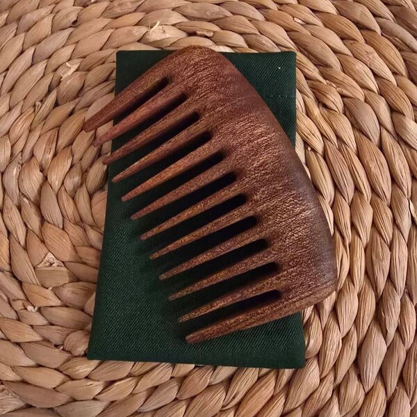 Walnut Pocket Comb / Wooden Hair Comb / Wooden Comb / Comb / Hair Comb ...