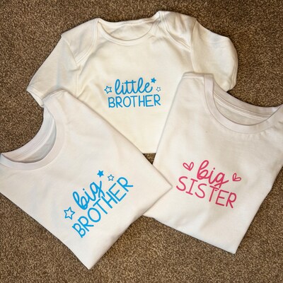 Family Bundle SVG PNG, Big Brother Svg, Big Sister Svg, Little Brother ...