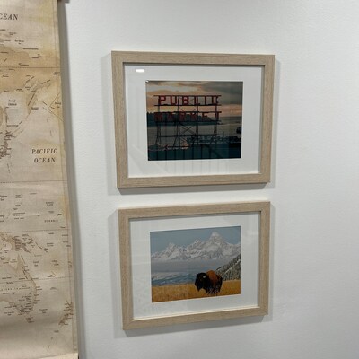 Seattle Public Market and Ferry Photography Print Art Decor - Etsy