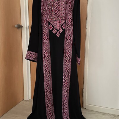 Modern Long Sleeve Jacket Embroidery, Traditional Palestinian Jordanian ...