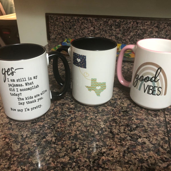 Moving Mug for Sister, Moving Away Mug, Long Distance Sister Mug, State ...