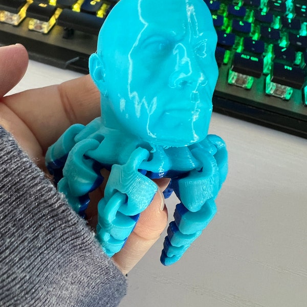 The Rocktopus, 3D Printed, Fidget Toy, WWE, Rocktopus Fidget, Octopus ...
